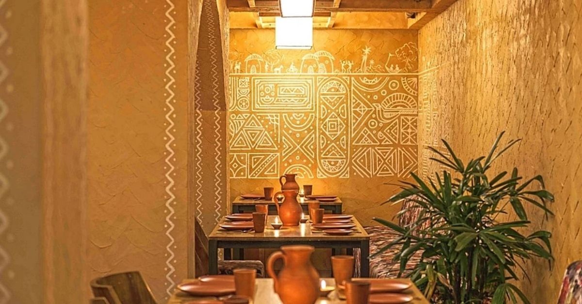 Ahmedabad Eco Friendly Restaurant Mitti Ke Rang Made Turmeric & Clay