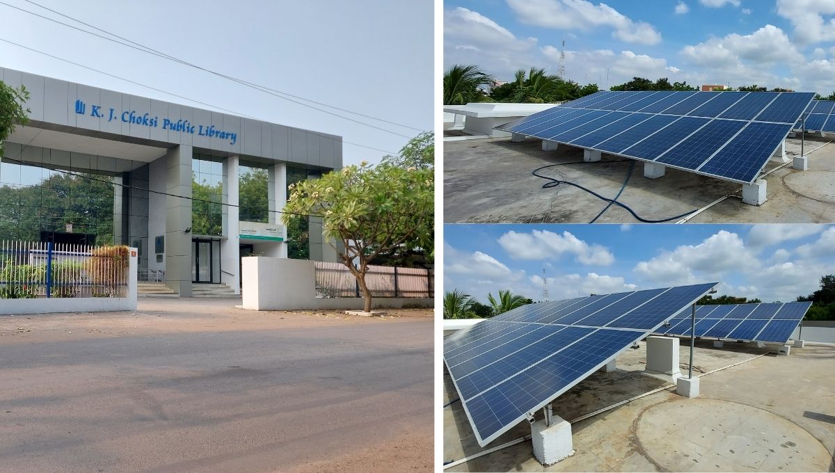 Solar Powered Library Bharuch AC And All Facility Run From Solar Rooftop